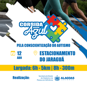 Governo de Alagoas promove a 1ª Corrida Azul pela conscientização do ...