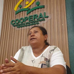 Maria Jose Alves, presidente da Cooperal e vice-presidente da Unicafes ...